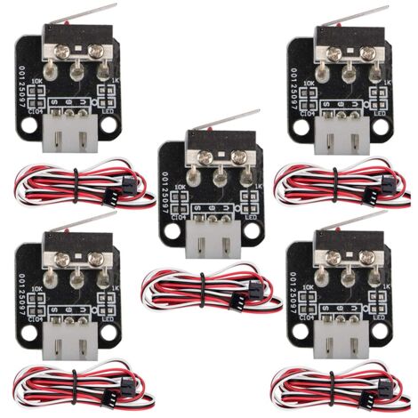 5Pcs 3Pin for End Stop Limit Switch with Cables,3D Printer Switchs ...