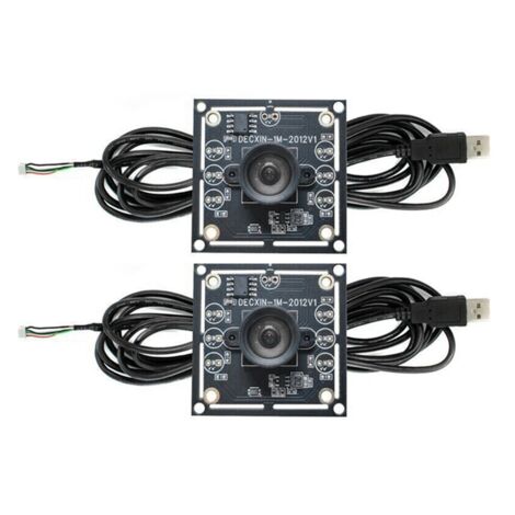 2PCS 100 Degree Camera Module 1MP OV9732 1280X720 USB