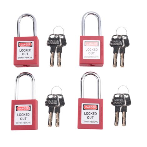 Electrical Lockout Tag Kit, Hasp Set, Clamp and Universal Multi-Pole ...