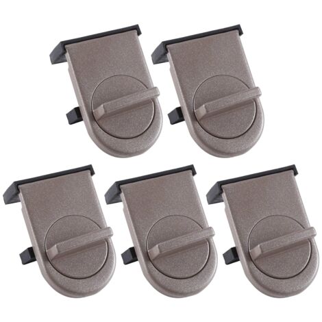 5Pcs Window Covers Lock Stopper Sliding Safety Door for Proof Glass