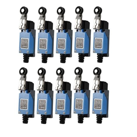 10Pcs ME-8104 Momentary Roller Arm Type Limit Switch for CNC Mill 5A 250V ME8104 Mini