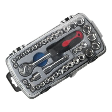 40-Piece Socket Combination Set Wrench Auto Repair Tools Household Hardware