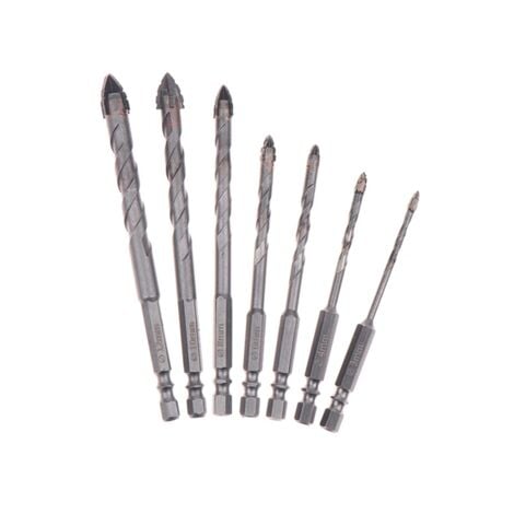 Four-Edged Eccentric Drill Bit Skewed Head High Hardness Concrete Set ...