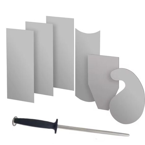 Woodworking Card Scraper Set Hardened Cabinet Scraping Rectangle Knife ...