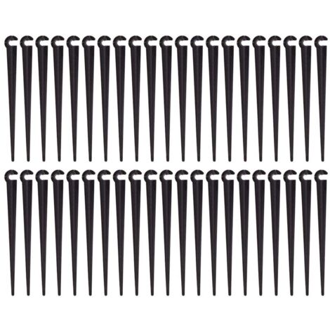 200Pcs Irrigation Drip Support Stakes for 1/4-Inch Tubing Hose Flower ...