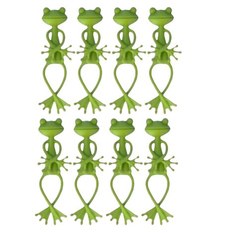 Frog Plant Stand Cute Flower Pot Hugger Climbing Fixture Clips Garden ...