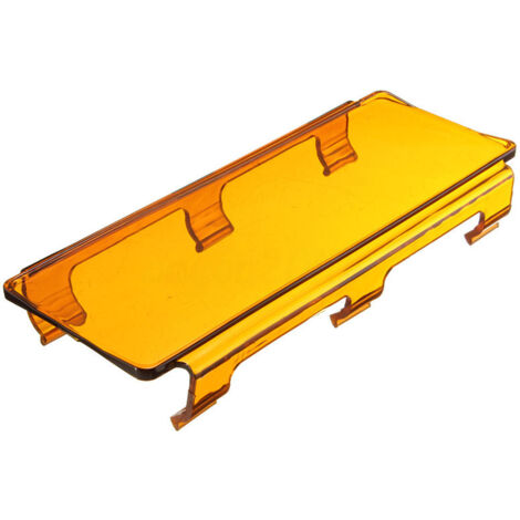 8" Inch Snap on Amber Curved LED Work Light Bar Lens Cover ATV UTV ...