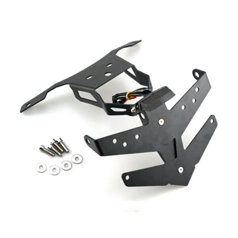 Motorcycle License Plate Holder Rear Tail Frame Fender Eliminator ...
