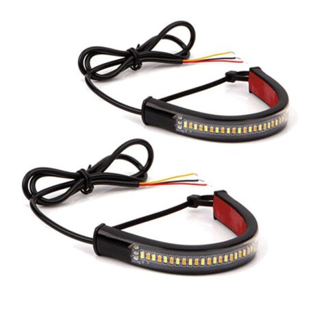 12V 36-Colour LED Strip Bi-Colour White and Yellow Shock Light with ...