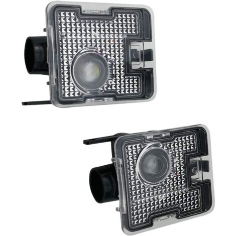 2pcs car side LED lighting sign projection lamp rearview mirror ...