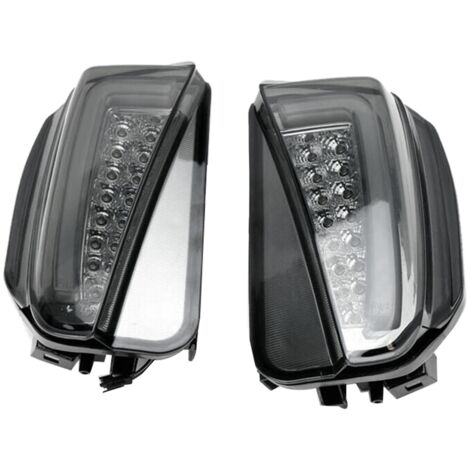 Car LED Daytime Running Light Turn Signal For Toyota Prius 2011-2015 Black