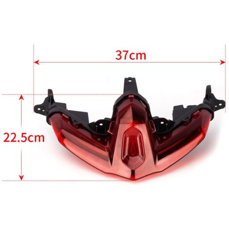 Motorcycle Tail Light LED Lights Tailight Brake Light Waterproof For ...
