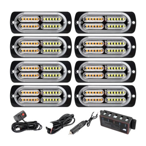 1 Tow 8 in the Network Flashing Lights Warning Lights Strobe Side ...