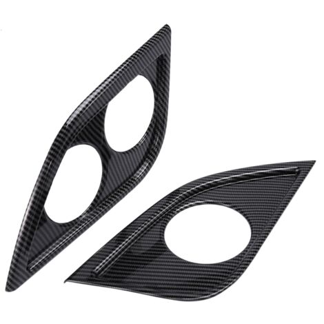 Car Rear Drain Water Cup Holder Trim Cover Stickers Bezel Frame for ...