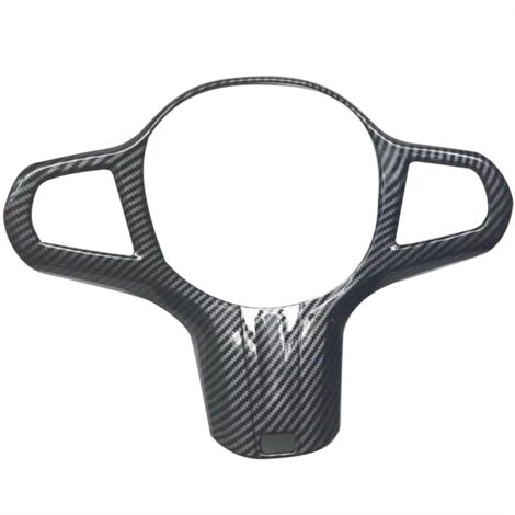 Car Carbon Fiber Steering Wheel Panel Cover Trim Decoration Frame ...
