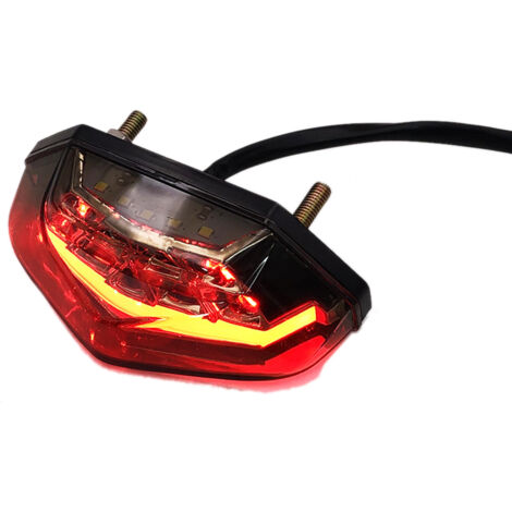 Universal 12V DC LED Brake Stop Tail Light Signal Indicators Motorcycle ...