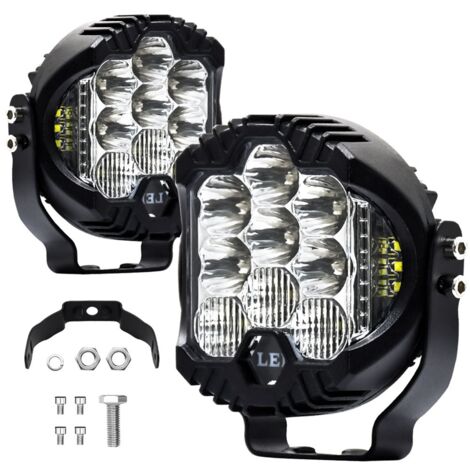 3 Inch Three Side Illuminated Work Lights LED Headlights for Truck Suv ...