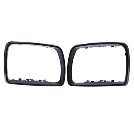 1Pair Car Black Rearview Mirror Cover Shell Side Mirror Frame ...
