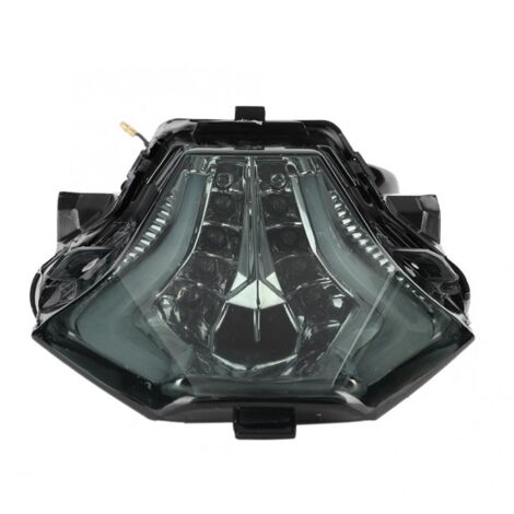 Motorcycle Rear LED Tail Light Blue Light Brake Turn Signals Lamp For ...