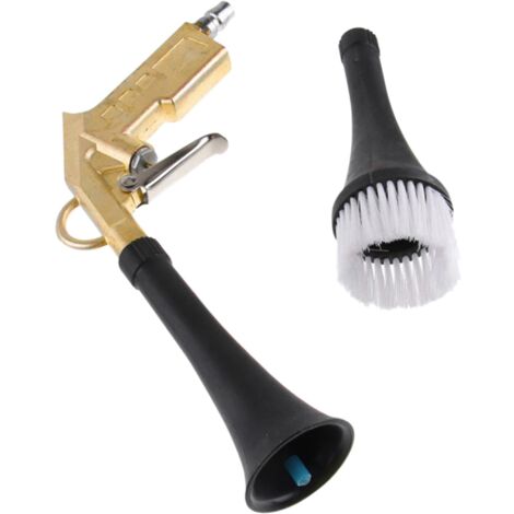 Car Cleaning Gun Interior Cleaning Gun Dry Cleaning Dust Gun with Brush ...