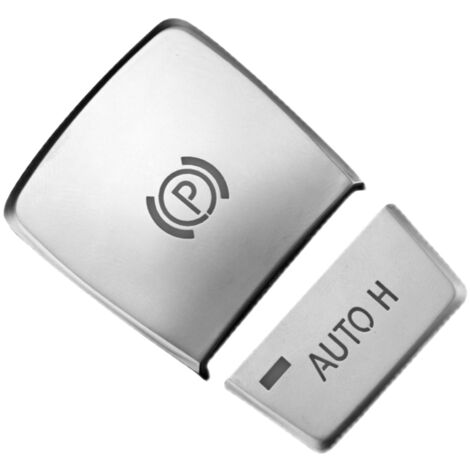Chromed Switch Button Cover Stickers Parking Brake Handbrake For-BMW X5 ...