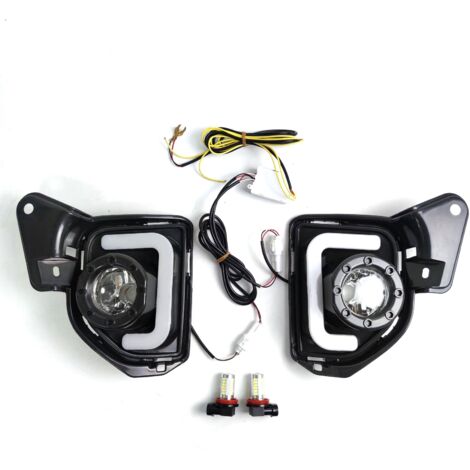 2Pcs LED 12V ABS Car Fog Lamp DRL Daytime Running Light for Toyota ...