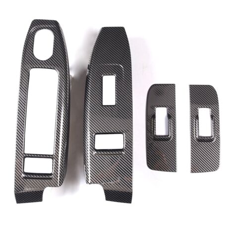 For Hummer H3 2005-2007 Stainless Steel Carbon Car Door Window Glass ...