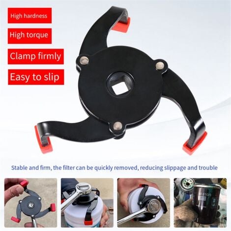 Universal 3 Jaw Oil Filter Remover Tool Cars Oil Filter Removal Tool ...