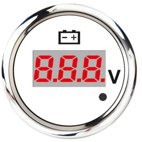 52mm Digital Voltmeter Volt Meter 0-190ohm 240-33ohm Universal Volt ...