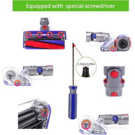 Trigger Switch Button Replacement for Dyson V10 V11 SV12 SV14 Vacuum Cleaner ABS Red Switch ...