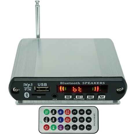 215W Amplifier MP3 Player Bluetooth Decoder Board 12V Bluetooth 5.0 Car ...