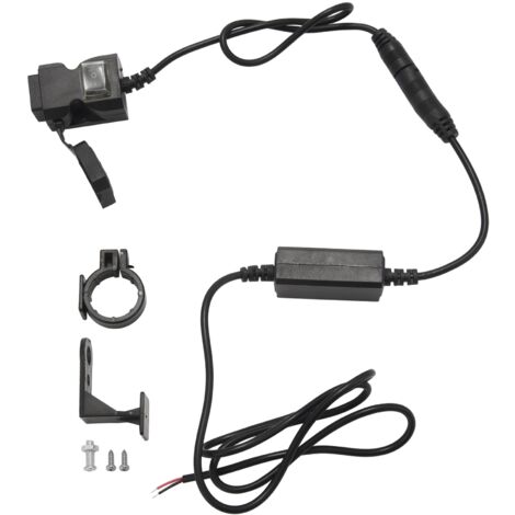 12V Waterproof Motorbike Motorcycle Dual-USB Charger Power Socket ...