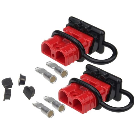 2Pcs 6-10 Gauge Battery Quick Connector/Disconnect 50A 12-36V Battery ...