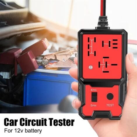 LED Indicator Light Car Battery Checker Electronic Test Car Relay ...