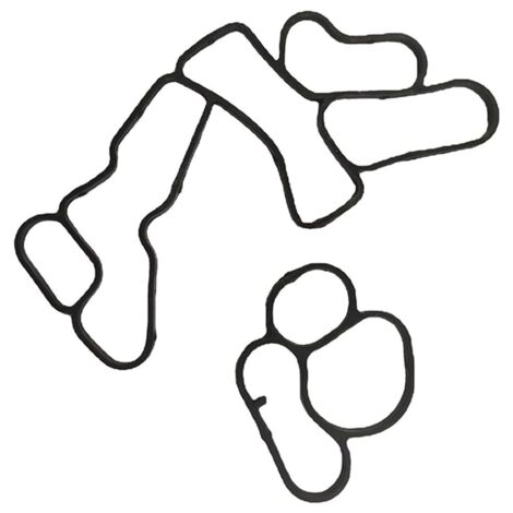 Engine Oil Cooler Gasket Kit for Jeep Grand Cherokee 2011-2020 3.0CRD ...