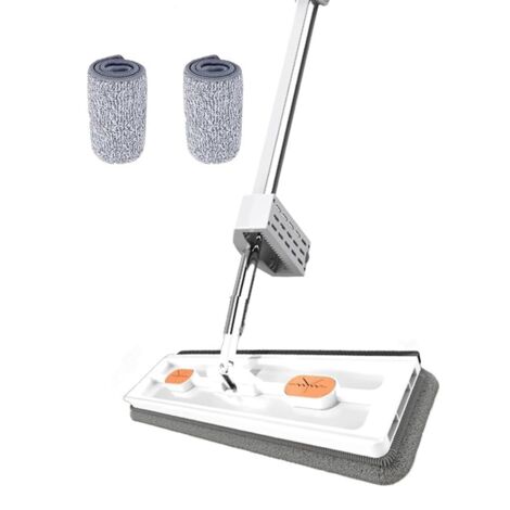 Large Flat Mop, Mop, 360° Rotating Mop with Dewatering Scraper, Magic ...