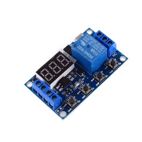 DC 6-30V Support Micro-USB 5V LED Display Automation Cycle Delay Timer Control Off Switch Delay ...