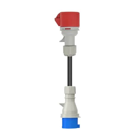 EV Portable Charger Schuko Plug to CEE Red Power Female Plug Socket ...