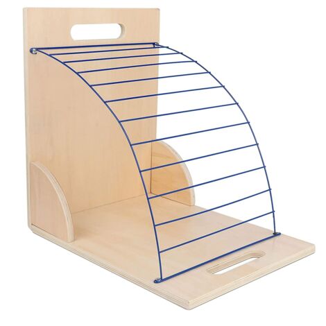 Clipboard Holder, Storage Rack Wooden Holder with Sturdy Metal Shelf ...