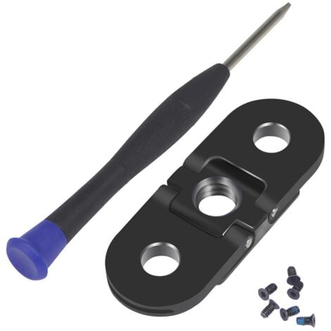 Metal Finger Tripod Mount Adapter Dual Port 1/4 Thread Hole Folding ...