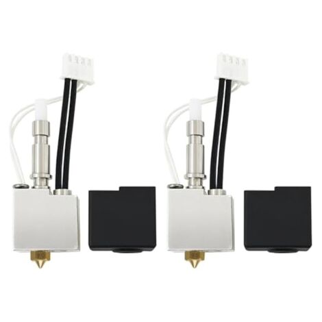 2pcs 3D Printer Extruder Hotend Kit for S1 Hot End with 0.4 and 0.6mm ...