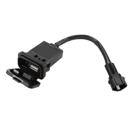 Motorcycle USB Power Charging Interface Socket Impulse Charge Port for ...