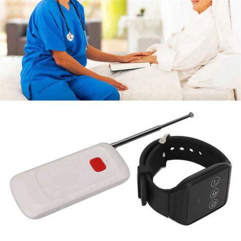 Wireless Caregiver Pager Nurse Call System Alert Button Waterproof for ...
