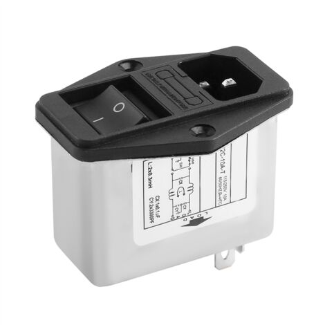 Solder Lug Terminals IEC 320 C14 Filter + Boat Switch Fuse Holder