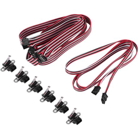 6PCS Mini Limit Switches with 1M 3 Pin Cable for 3018-PROVer/3018-MX3 ...