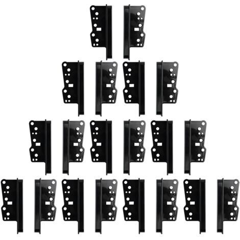 10 Pair Car Radio Brackets Double Din Stereo Panel Fascia DVD Dash ...