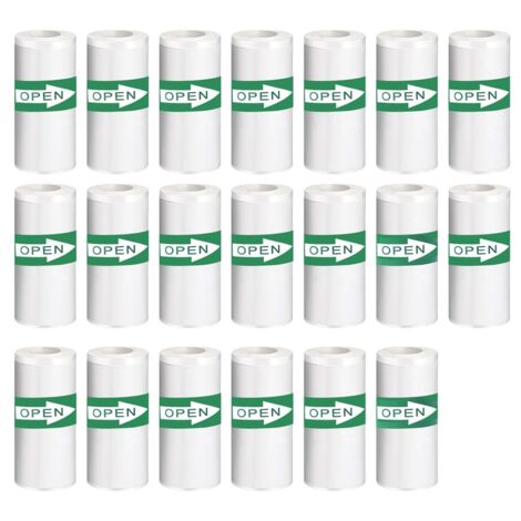 20PCS Mini Printer Paper, Thermal Sticker Paper,Self-Adhesive,Mini ...