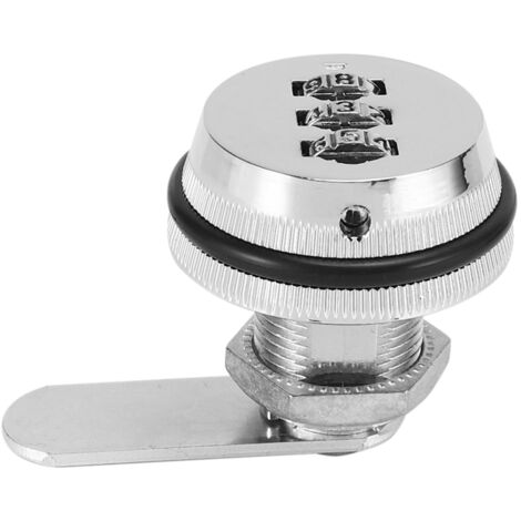 Alloy Code Combination Cam lock Keyless Post Mail Box Cabinet RV 3 Dial ...
