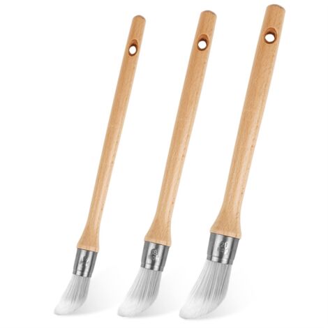 Trim Paint Brush,Edge Painting Tool Kit,Round Brushes for Corner,Touch ...