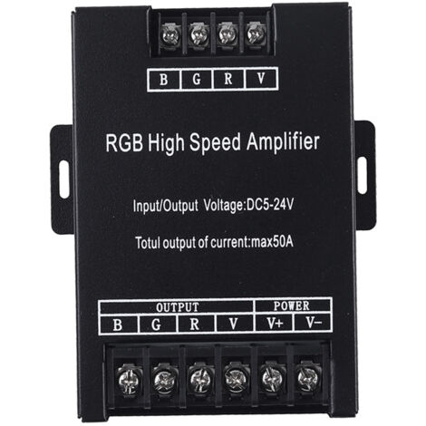 LED 30A 50A 400W RGB High Speed Alplifier Single Color Amplifier ...